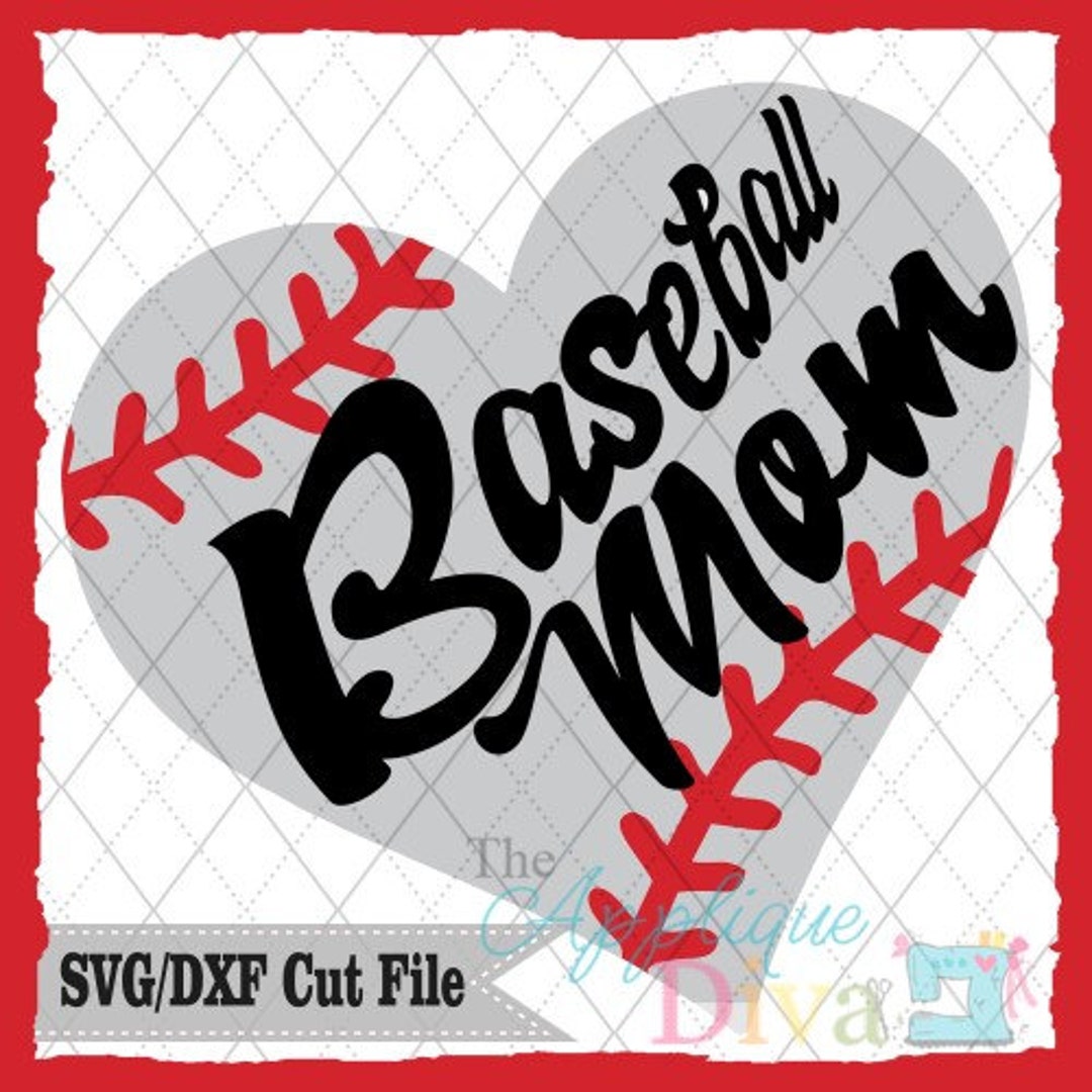 Baseball Mom SVG/DXF Cutting File - Etsy