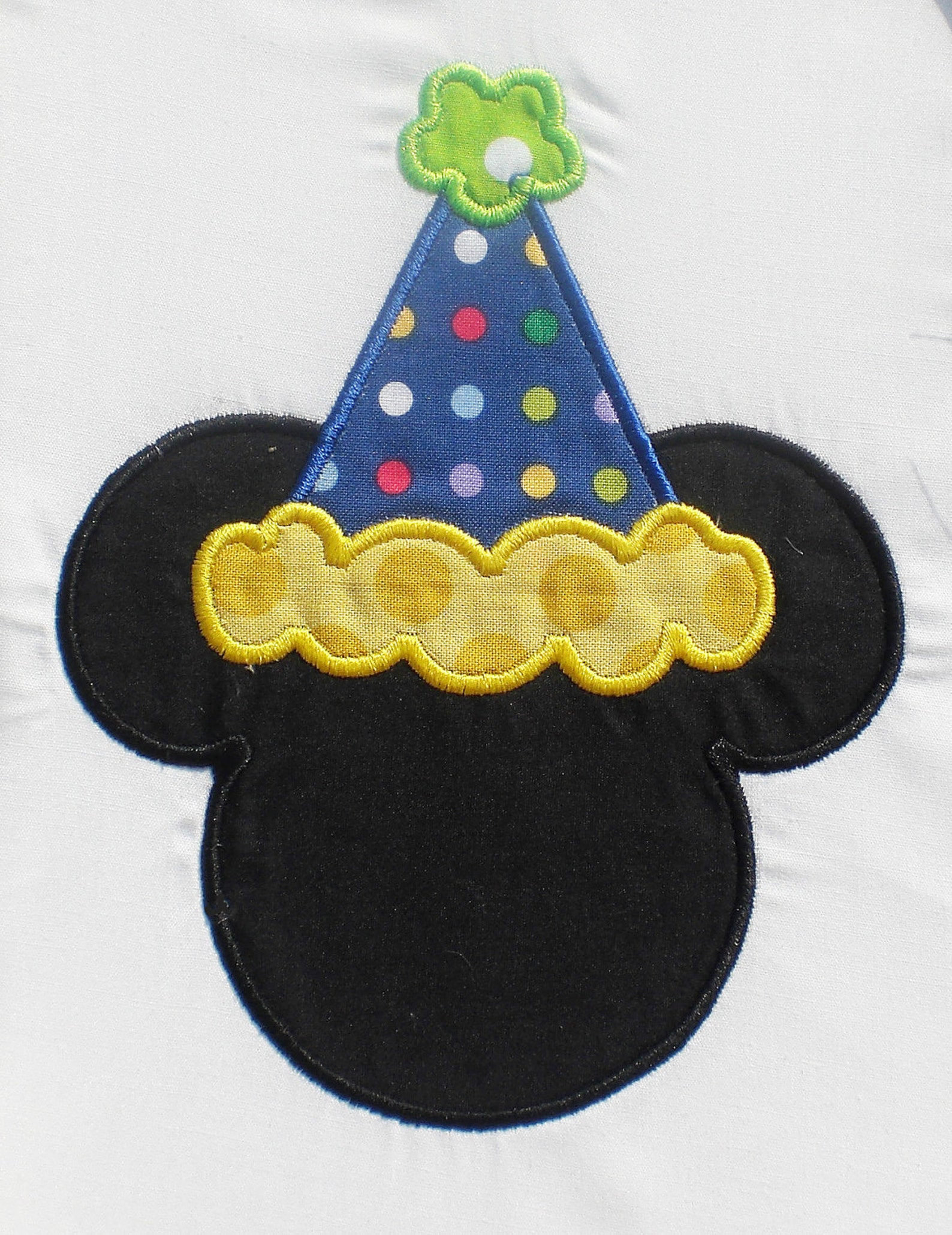 Birthday Hat Mouse Embroidery Design Machine Applique - Etsy