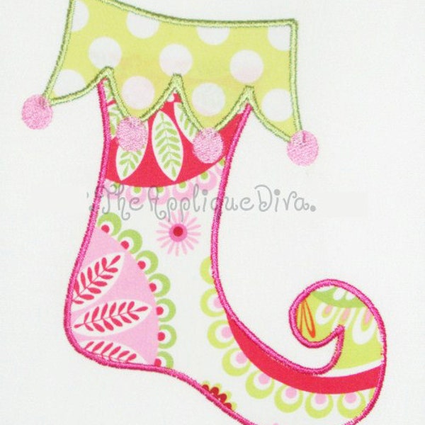 Christmas Stocking Applique - Etsy