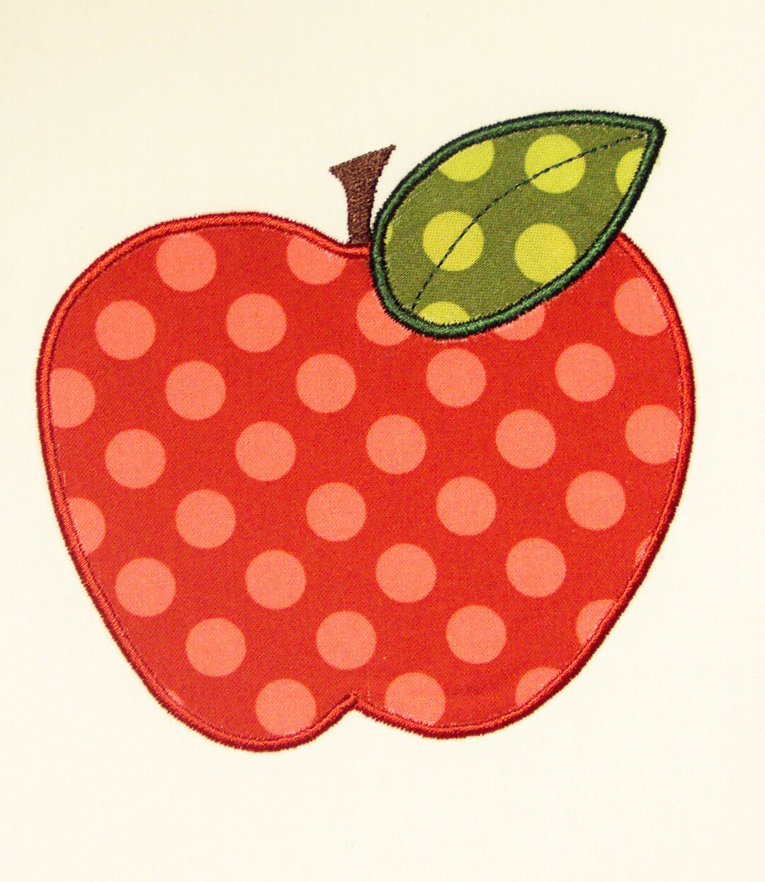 Back to School Apple Embroidery Design Machine Applique - Etsy