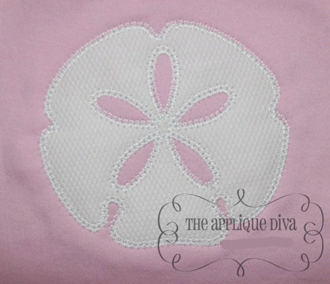 Summer Sand Dollar Embroidery Design Machine Applique - Etsy