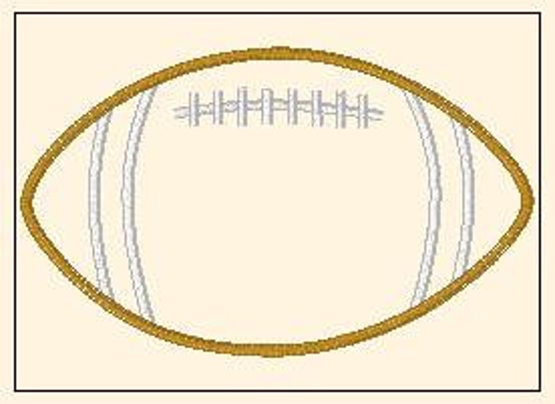Fall Football Embroidery Design Machine Applique - Etsy