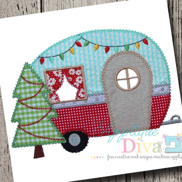 Camper Applique - Etsy