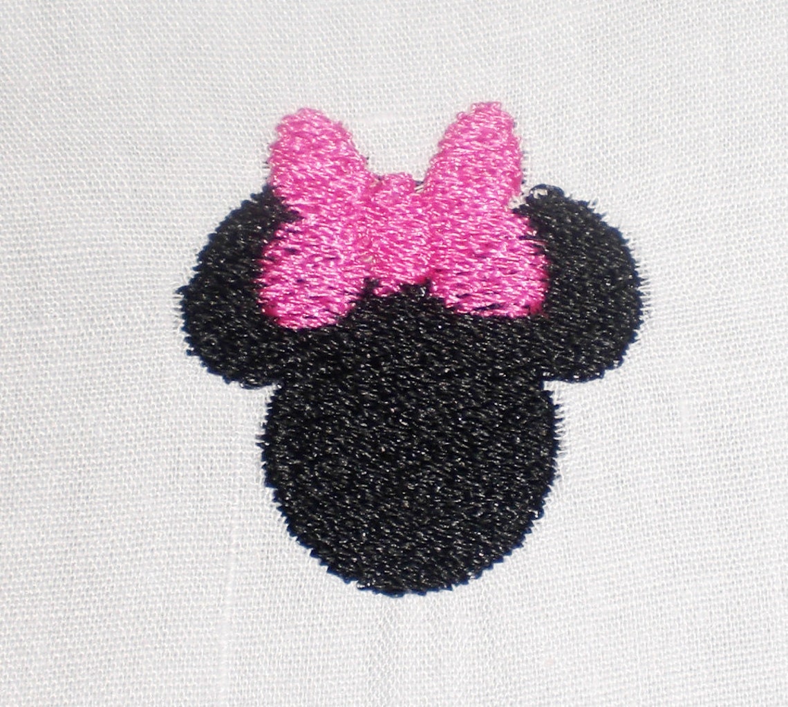 Girl Mouse Embroidery Design Machine Applique With Bonus Mini - Etsy