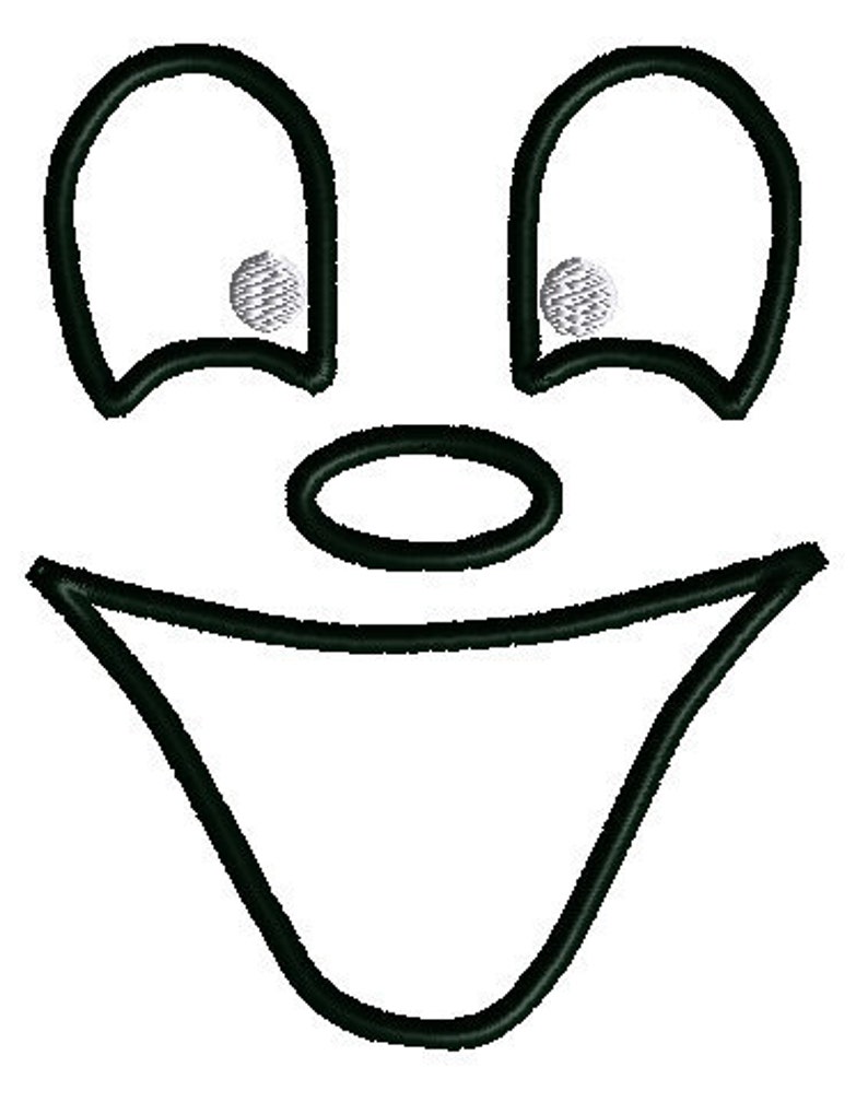 Halloween Boy Ghost Face Embroidery Design Machine Applique - Etsy