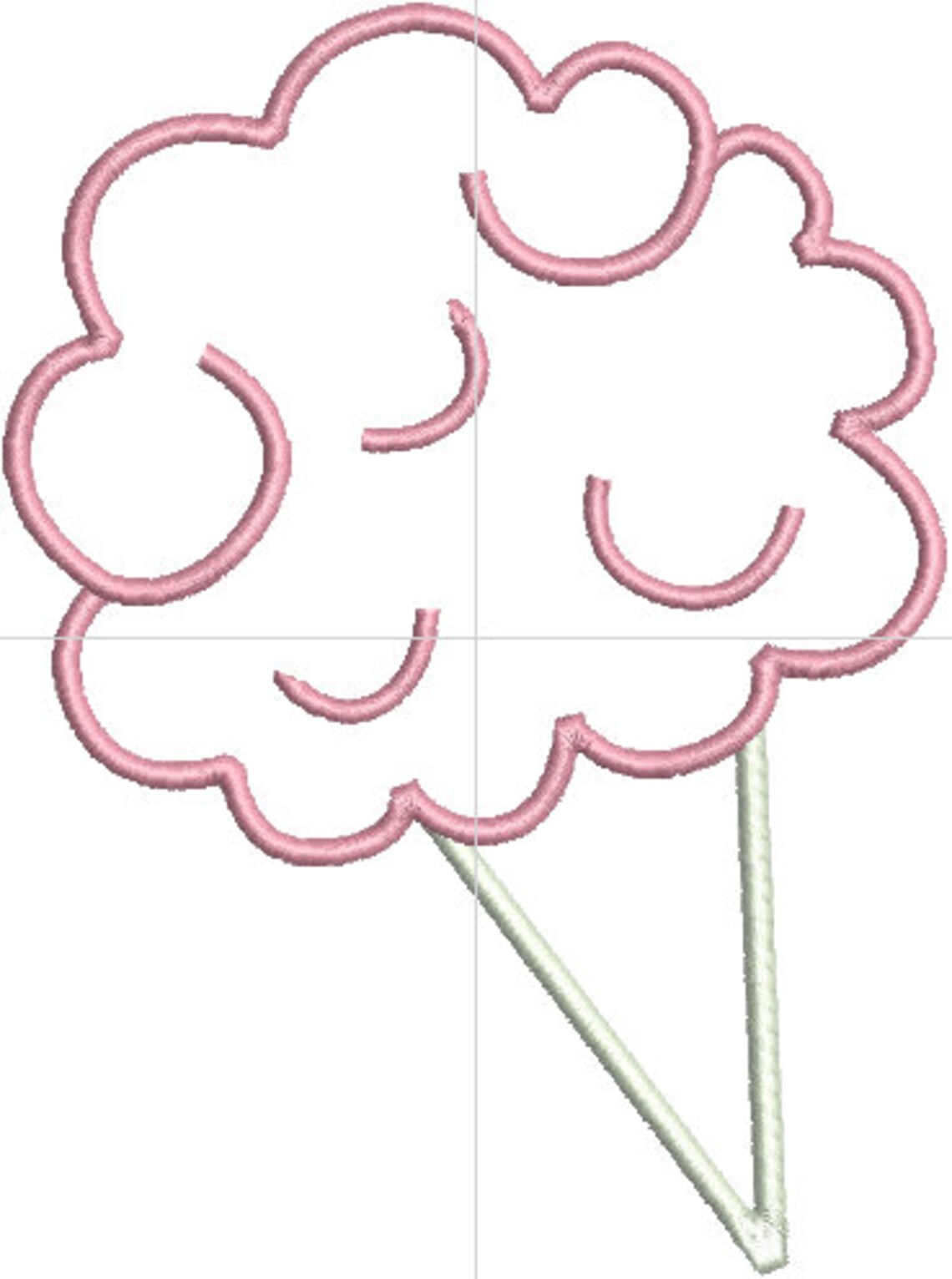 Circus Summer Cotton Candy Digital Embroidery Design Machine - Etsy