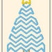 Christmas Chevron Tree Digital Embroidery Design Machine Applique - Etsy