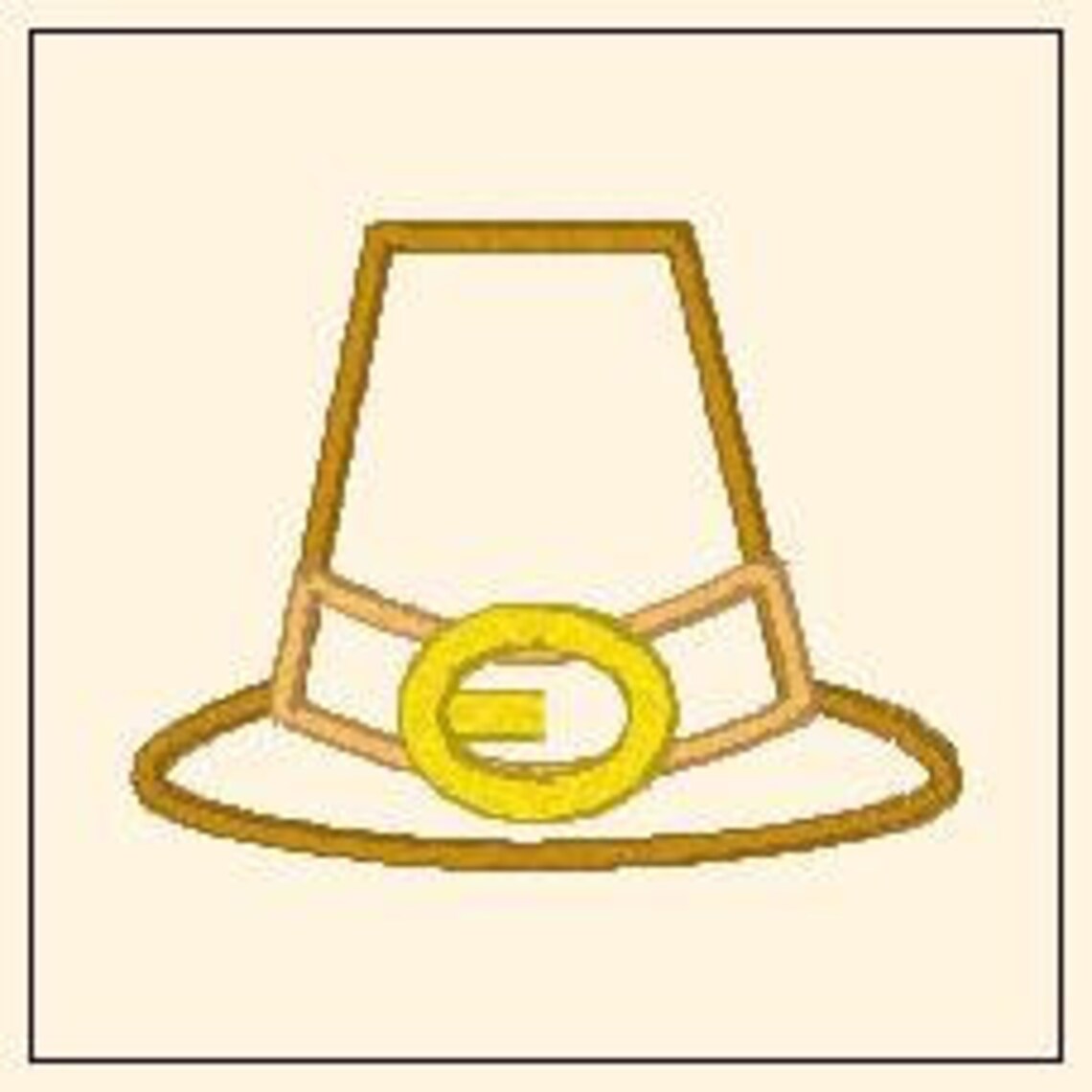 Thanksgiving Pilgrim Hat Digital Hair Bow Center Machine - Etsy