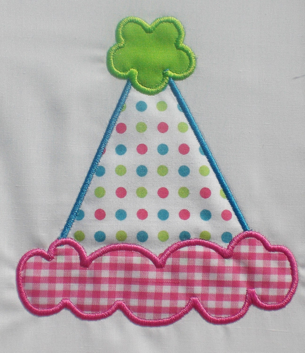Birthday Party Hat Embroidery Design Machine Applique - Etsy