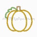 Fall Panel Pumpkin Digital Embroidery Machine Applique - Etsy
