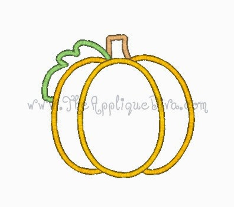 Fall Panel Pumpkin Digital Embroidery Machine Applique - Etsy