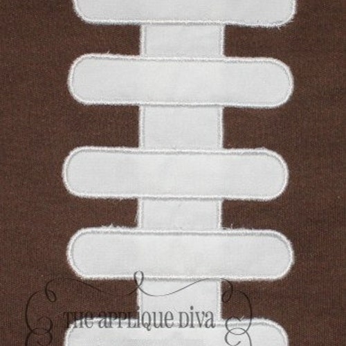Football Appliques Machine Embroidery Designs Applique Pattern - Etsy