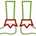 Christmas Elf Shoes Embroidery Design Machine Applique - Etsy