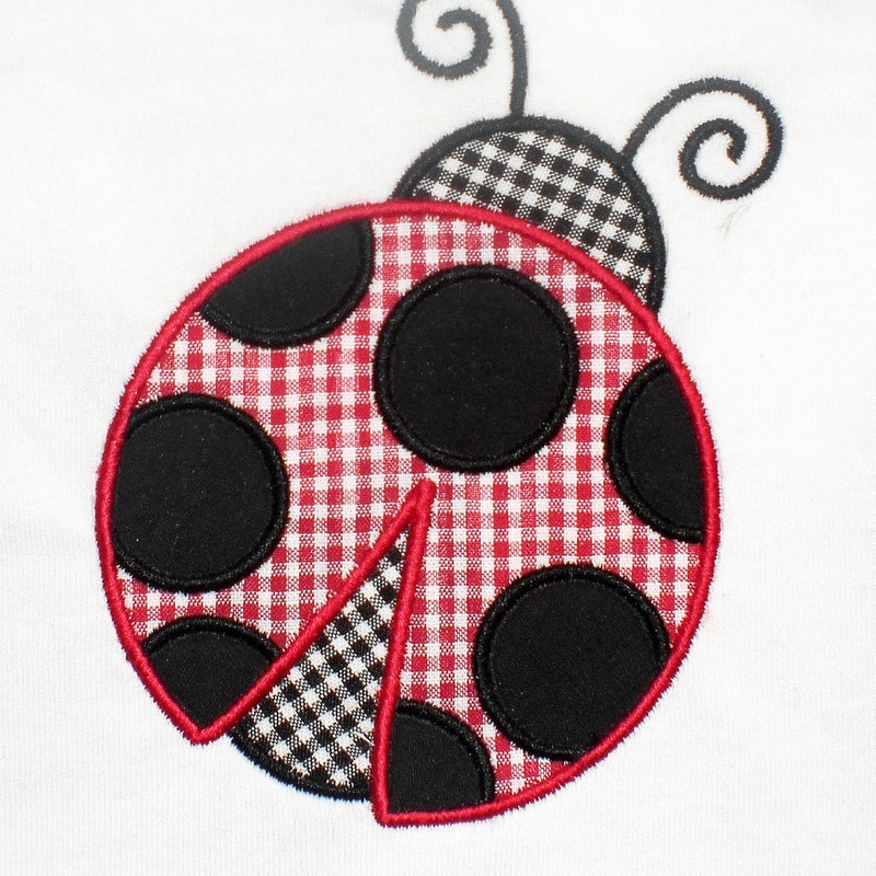Ladybug Applique Design - Etsy