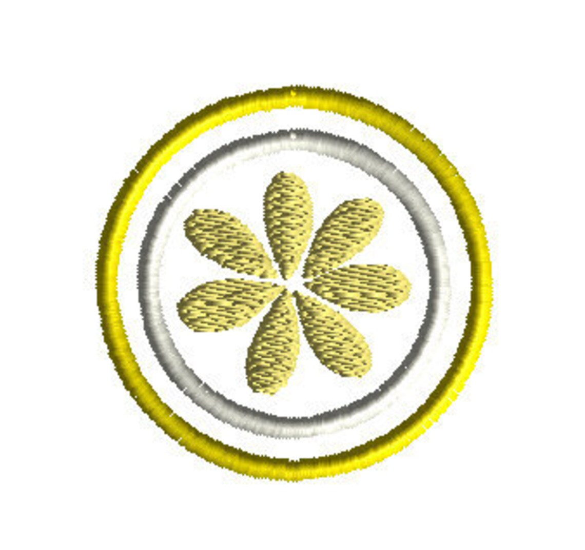 Lemonade Hair Bow Center Embroidery Design Machine Applique - Etsy