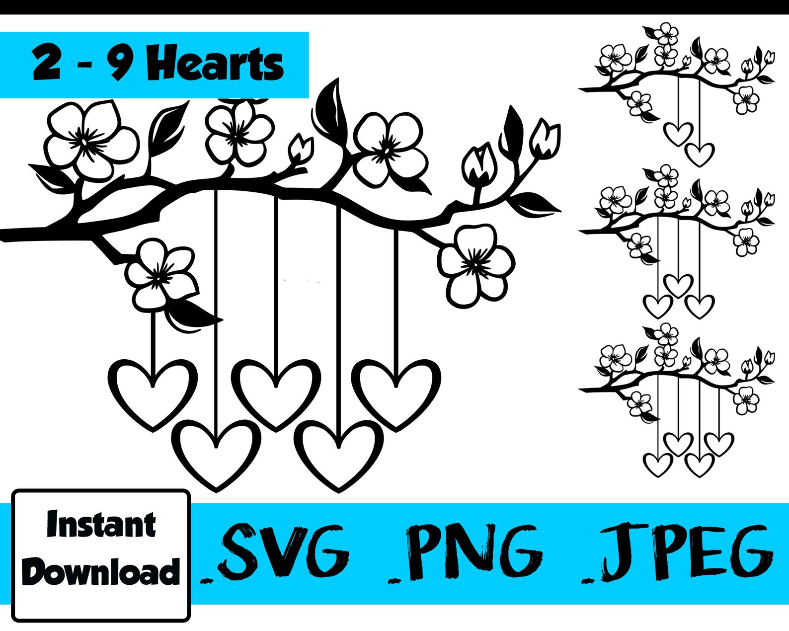 Family Branch Cherry Blossom Family Tree Customizable Personalized ...