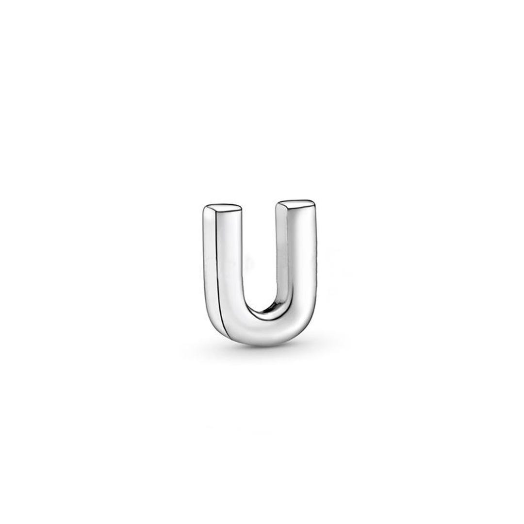 Pandora Mini Petite 26 Letters"u"initial Character Floating Locket ...