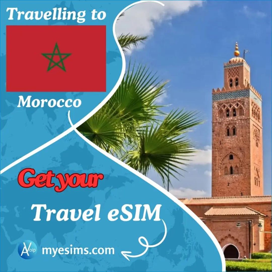 Morocco 5GB 30days Esim: Travel Mobile Internet Data Roaming Esim ...