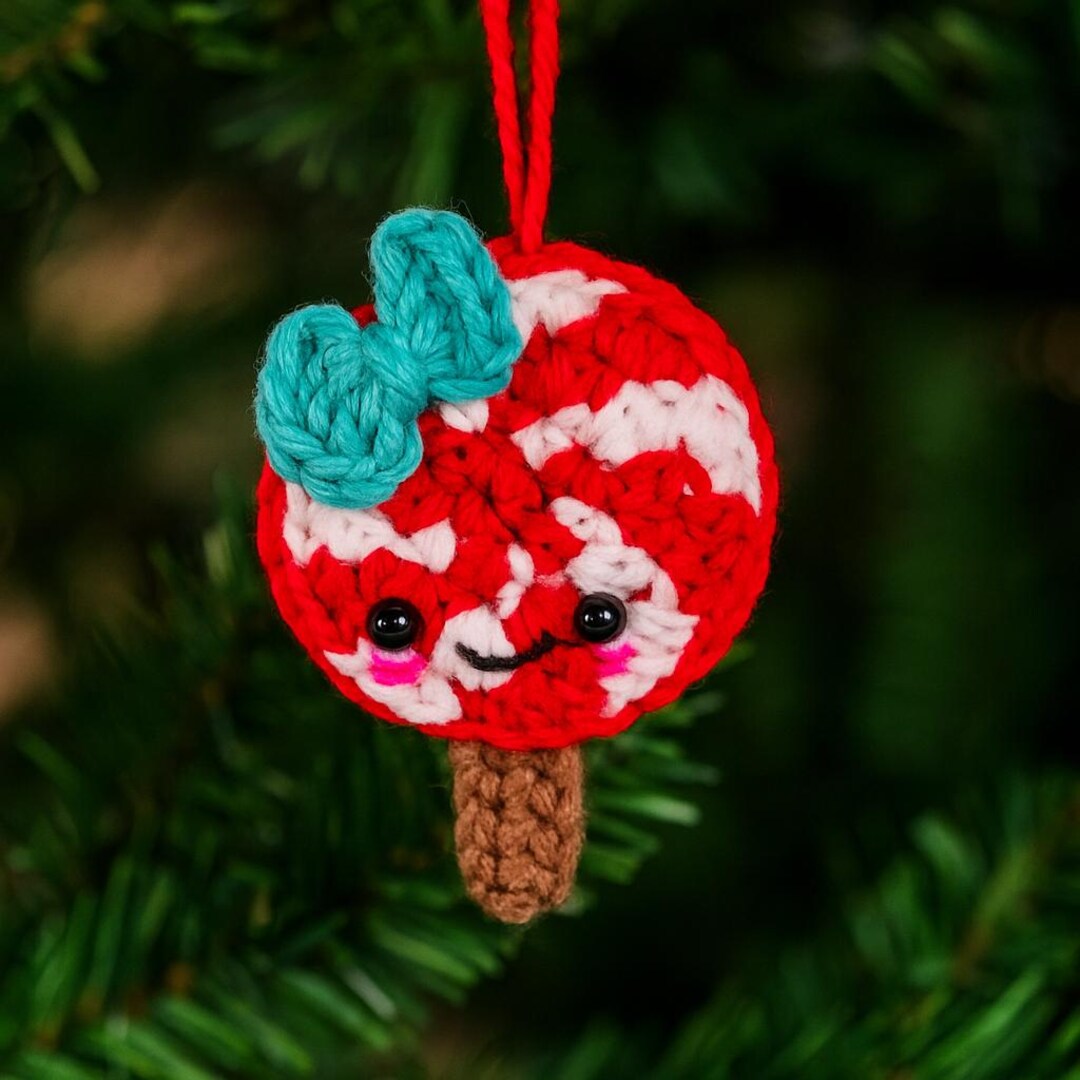 Crochet Christmas Lolly Candy Pattern,crochet Amigurumi Beginner ...