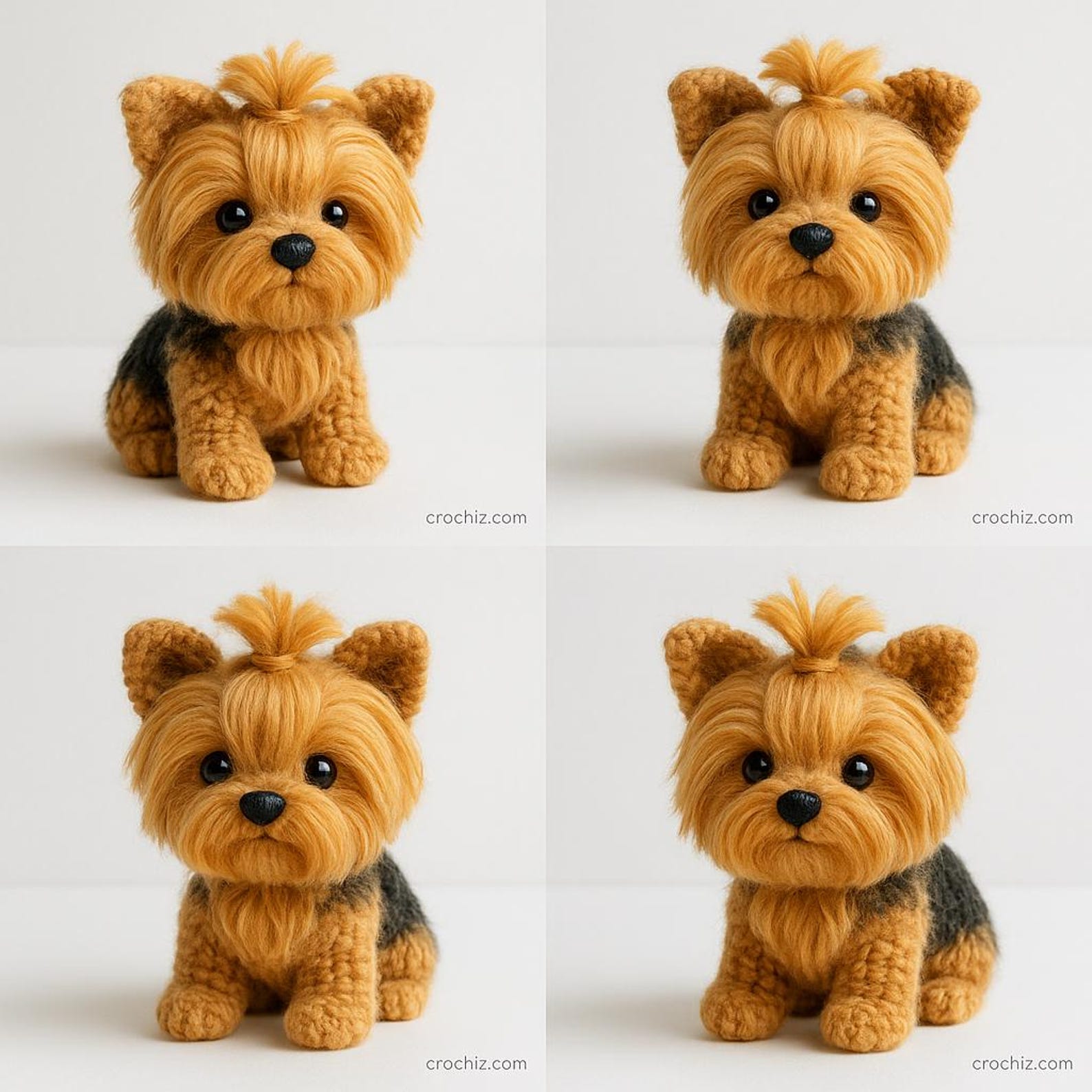 Barkie the Yorkie – PDF Pattern in 5 Languages | Amigurumi Dog - Etsy