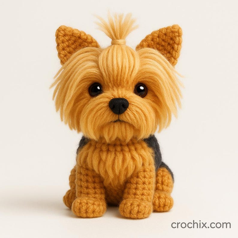Barkie the Yorkie – PDF Pattern in 5 Languages | Amigurumi Dog - Etsy