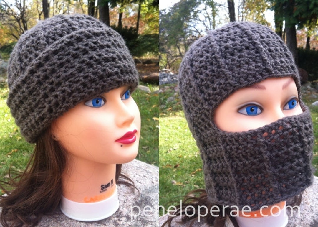 Crochet Fold-down Hat pattern - Etsy