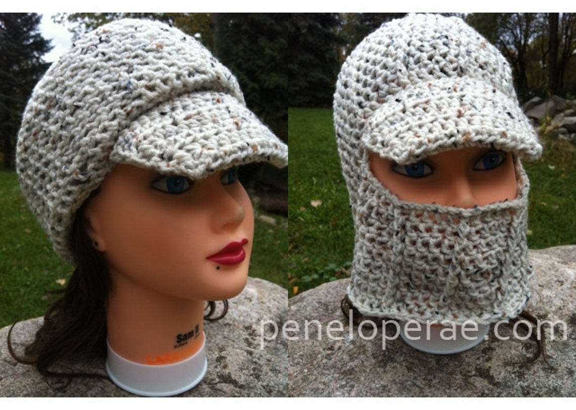 Crochet Fold-down Hat pattern - Etsy
