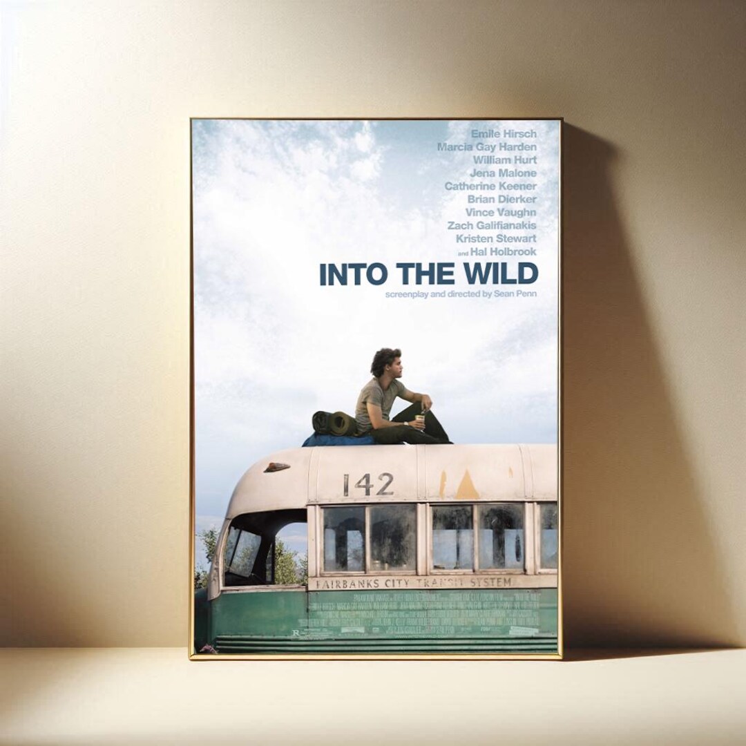 Into the Wild Film Poster, Modern Movies Art Print, Canvas Cloth Poster ...
