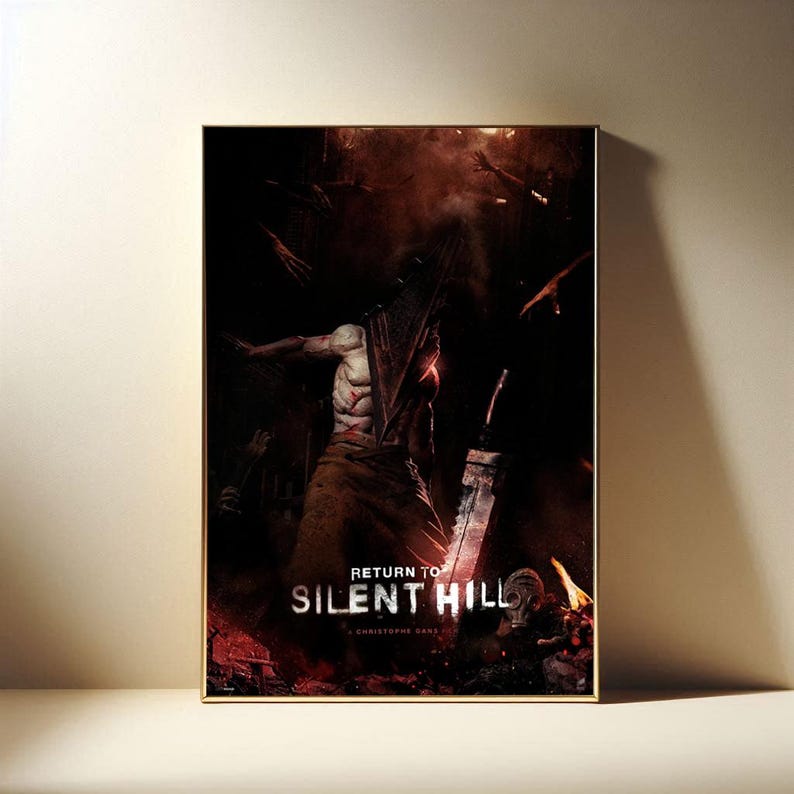 Return to Silent Hill 2026 Film Poster, Modern Movies Art Print, Canvas ...