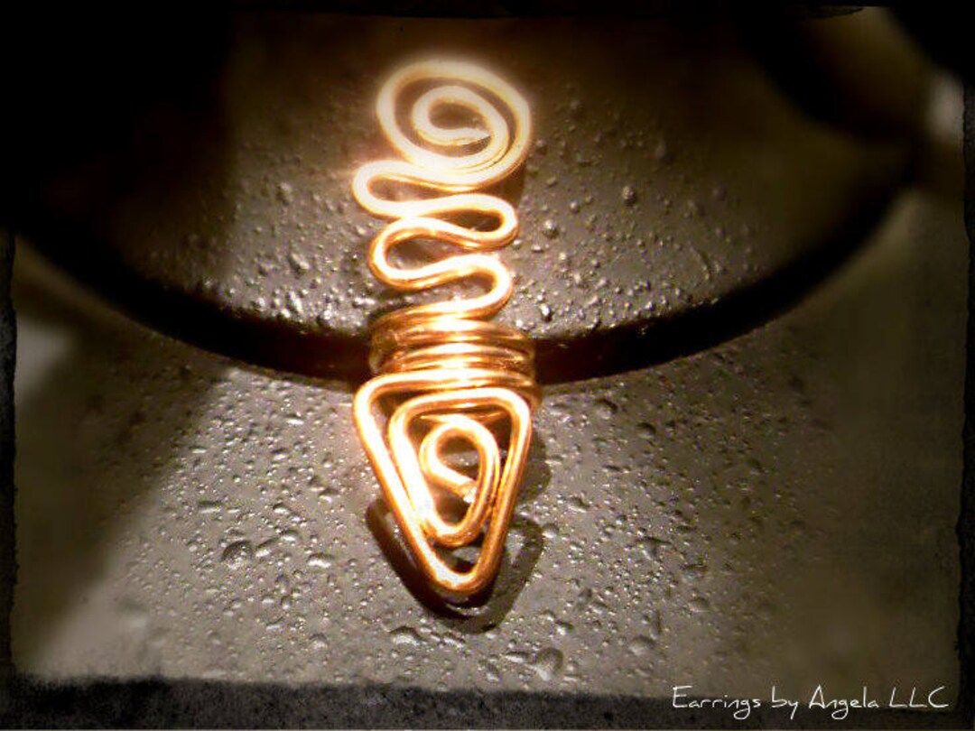 Gold Pyramid Loc Jewelry - Etsy