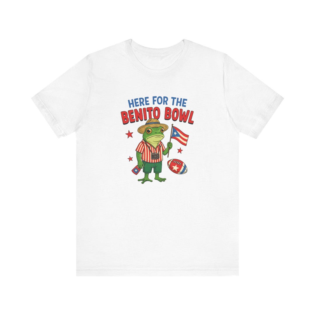 Frog Referee Benito Bowl T-shirt | Funny Football Tee - Etsy