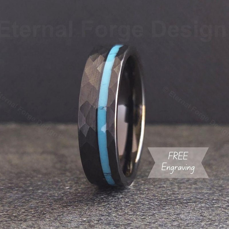 Turquoise Jewelry Band Ring - Etsy