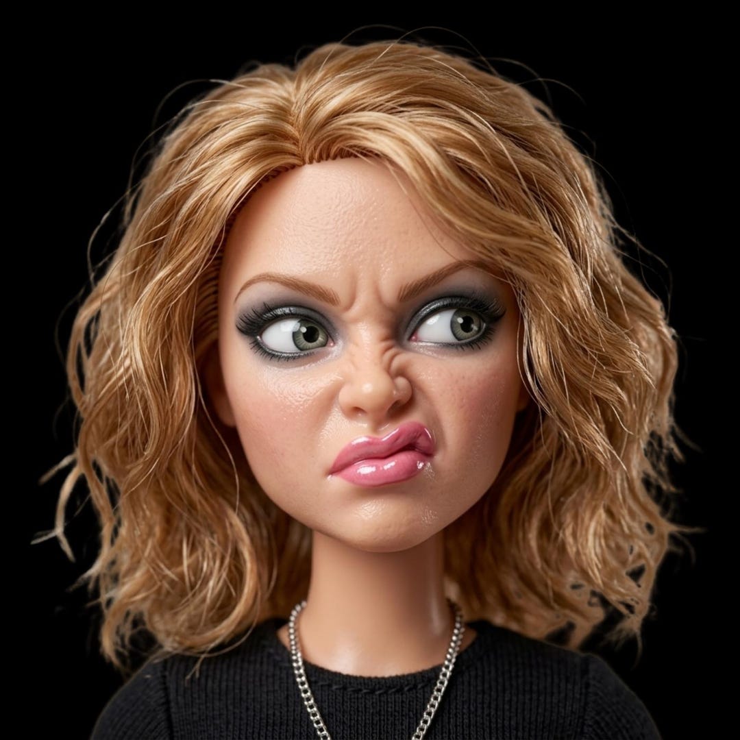 Disgusting Doll Face Meme PNG, Ugly Reaction Clipart (digital Download ...