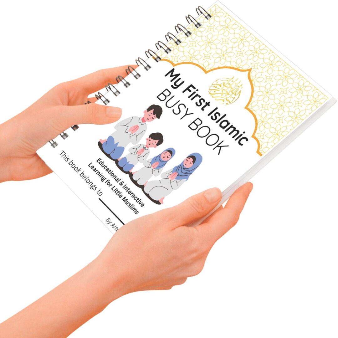 Islamic Toddler Busy Book, Arabic Alphabet, Ramadan Eid Gift, Muslim ...