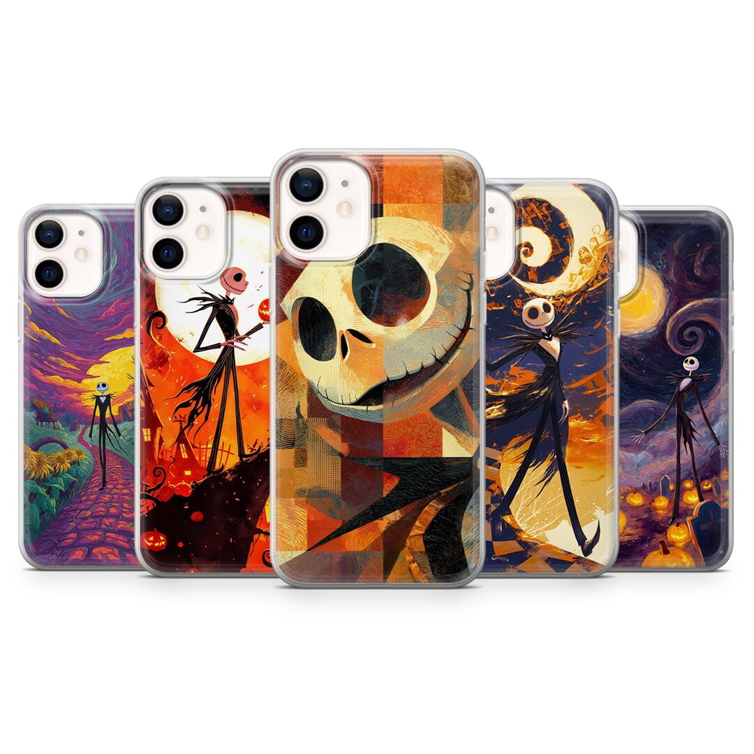 Aesthetic Jack Skellington Phone Case- Cartoon Cover for Iphone ...