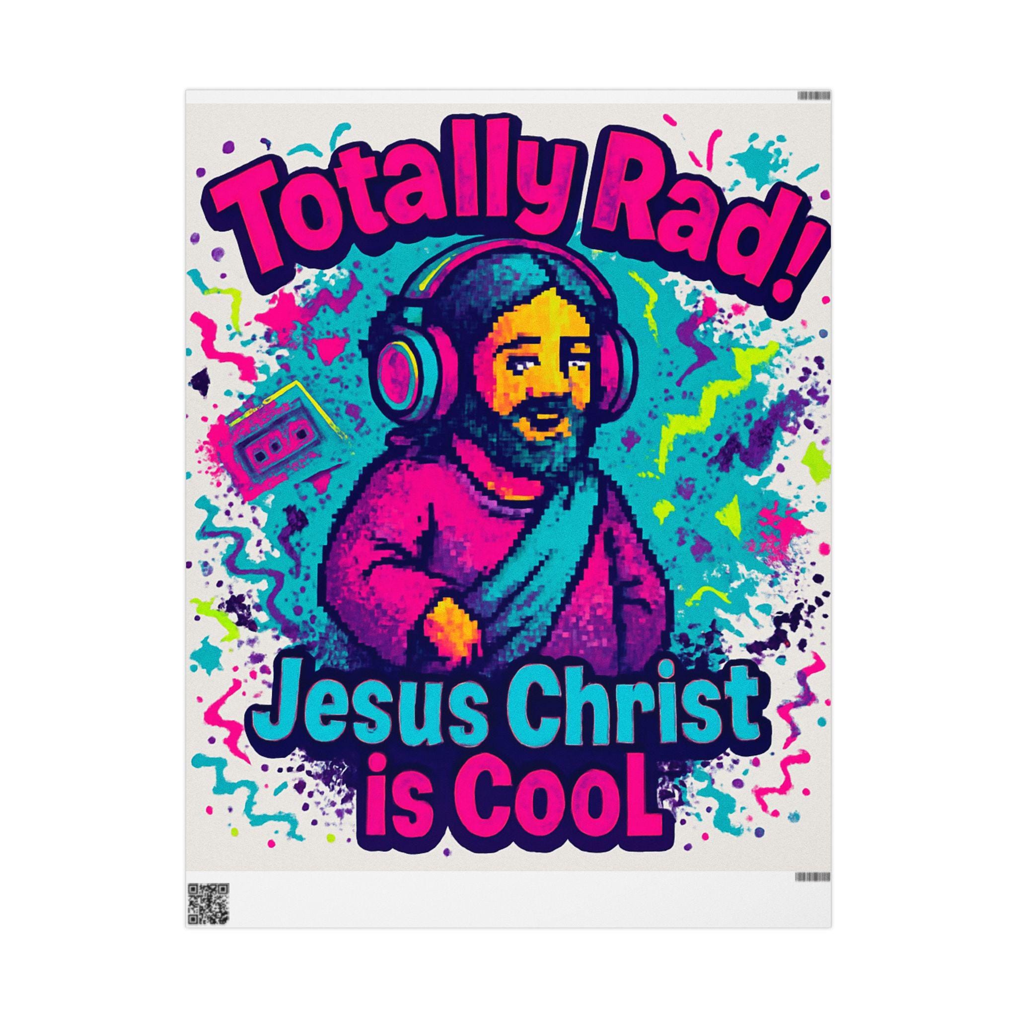 Wrapping Paper Set, Jesus Christ Birthday Gift Wrap, Religious ...
