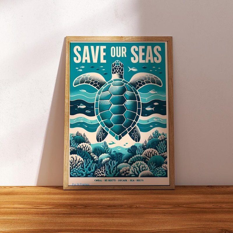 Save Our Oceans Posters - Etsy UK