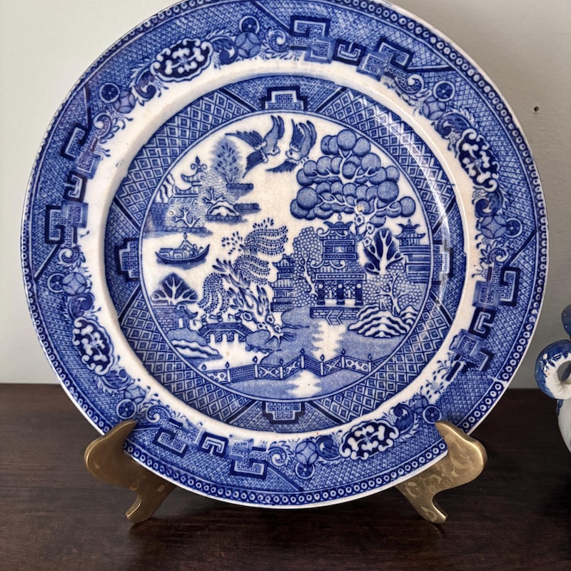 Early Blue Willow - Etsy