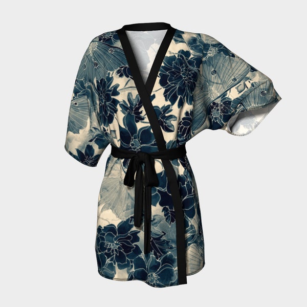 Sepia Japanese Robe - Etsy