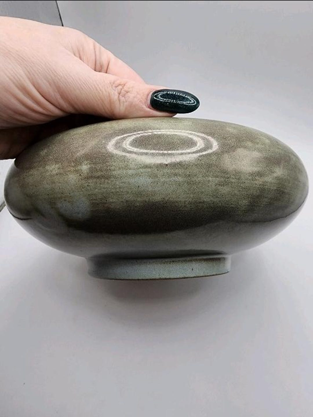Vintage Frankoma Pottery Bowl | 9" Green Brown Glaze Planter - Etsy