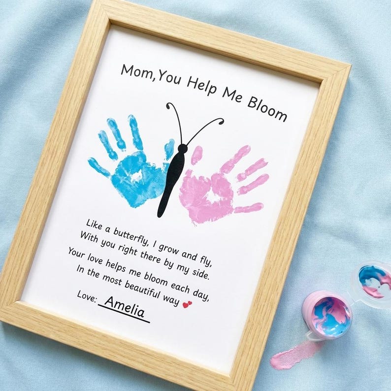 Mothers Day Handprint Craft Printable | Kids DIY Poem Template ...