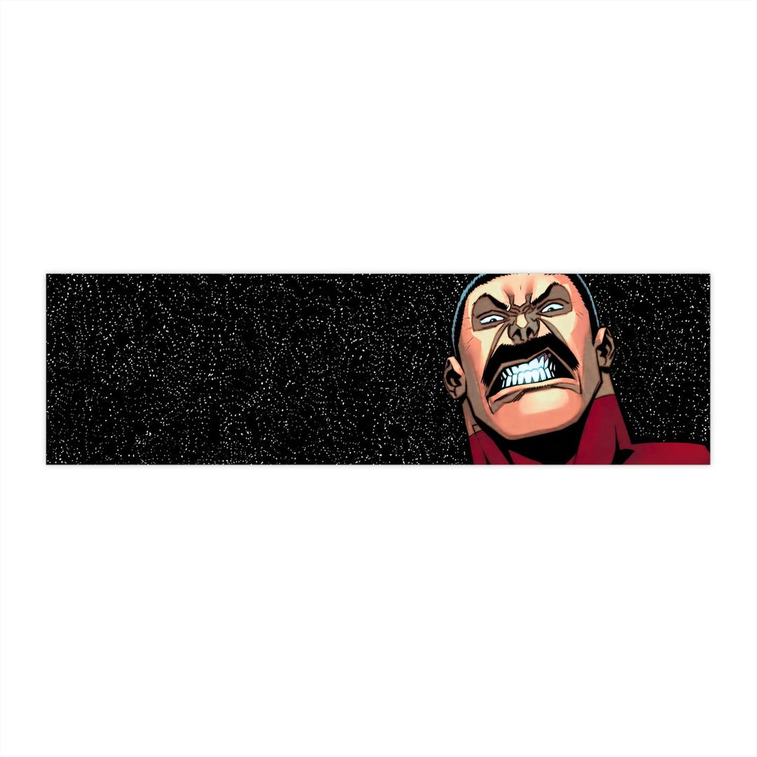 Thragg Angry Face Sticker Invincible Villain Decal Jealous Expression ...
