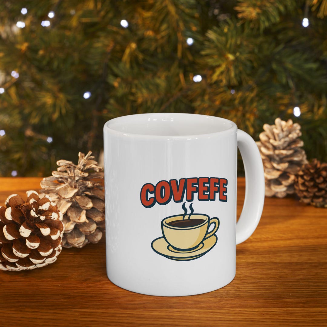 Covfefe Cartoon Coffee Mug, Funny Meme Gift, 11oz 15oz - Etsy