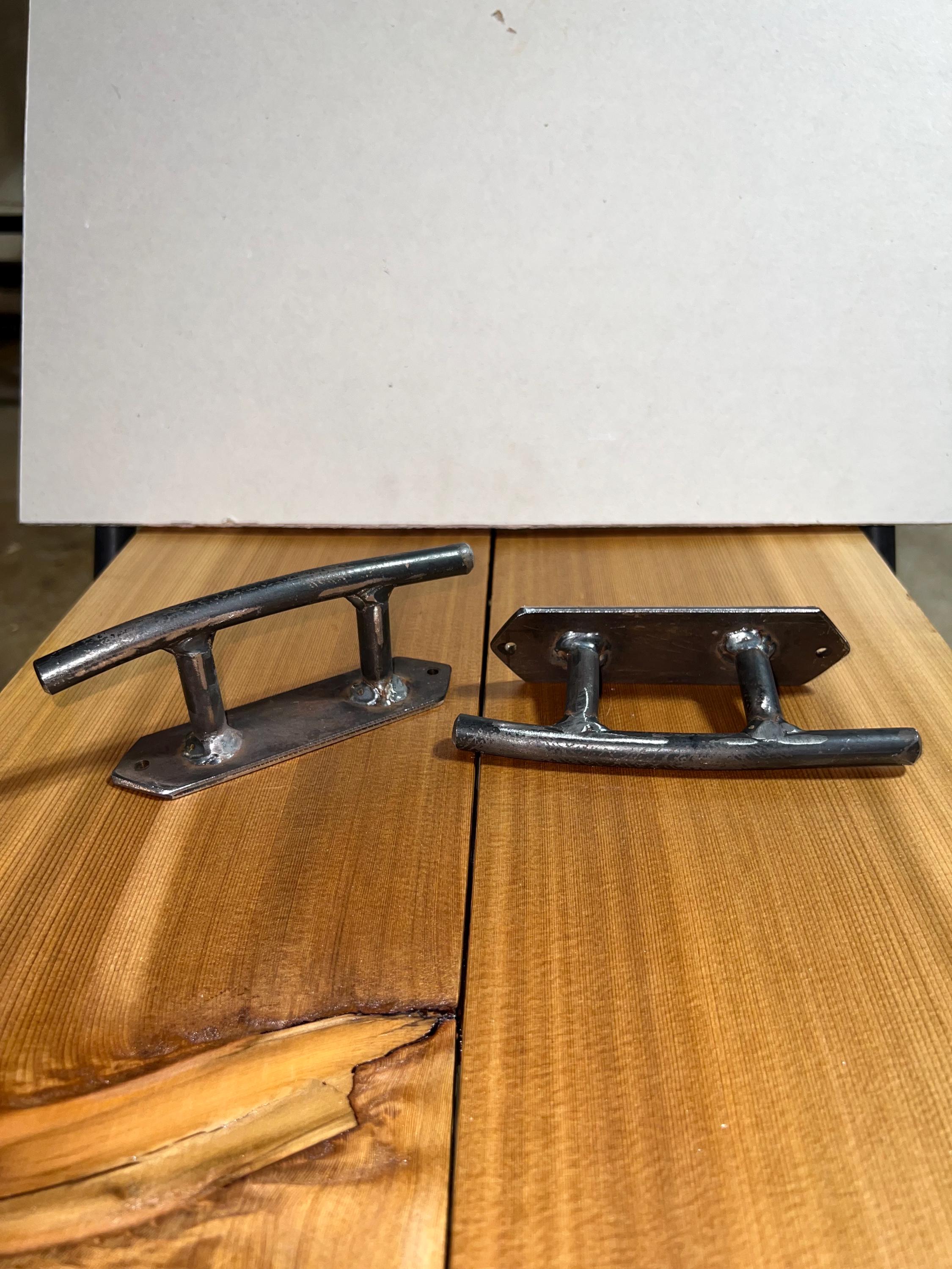 Iron Bar/rebar Door Handles - Etsy