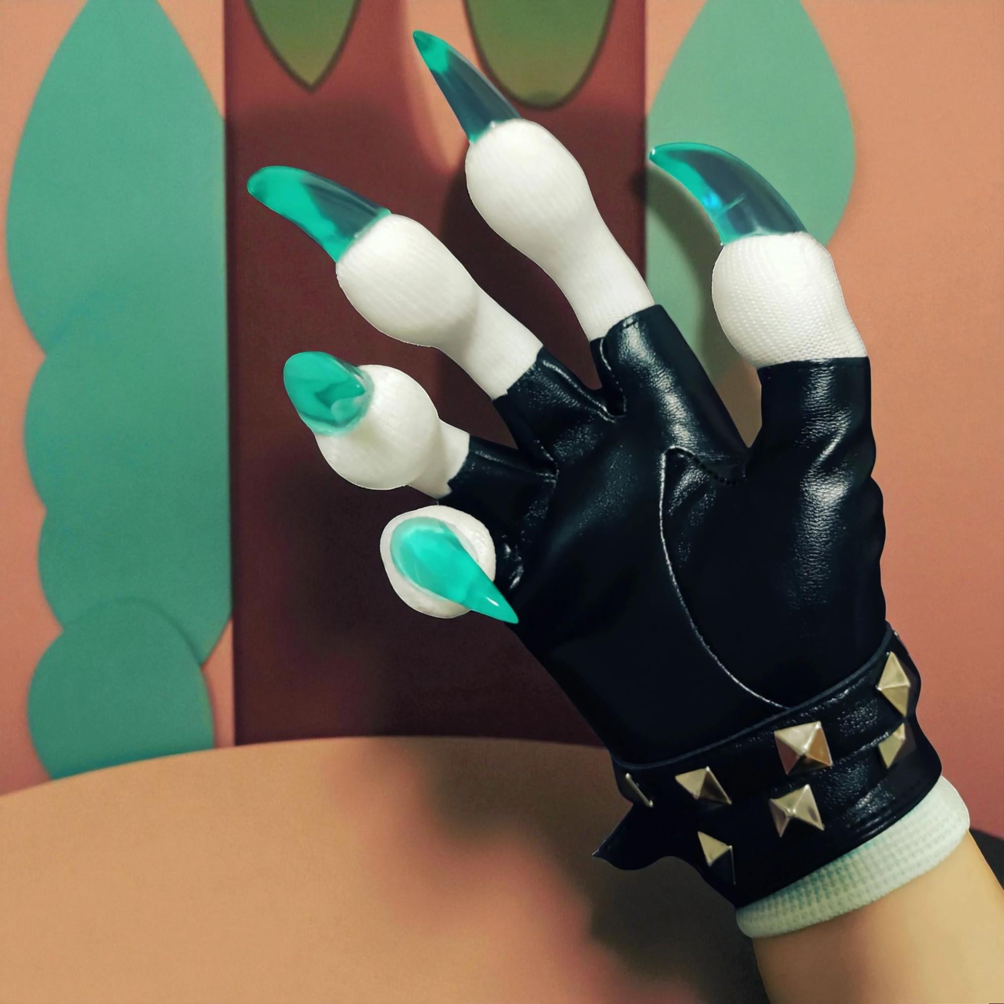 Furry Claw Gloves | Furries | Two-layer Cosplay Paw Gloves With Colored ...