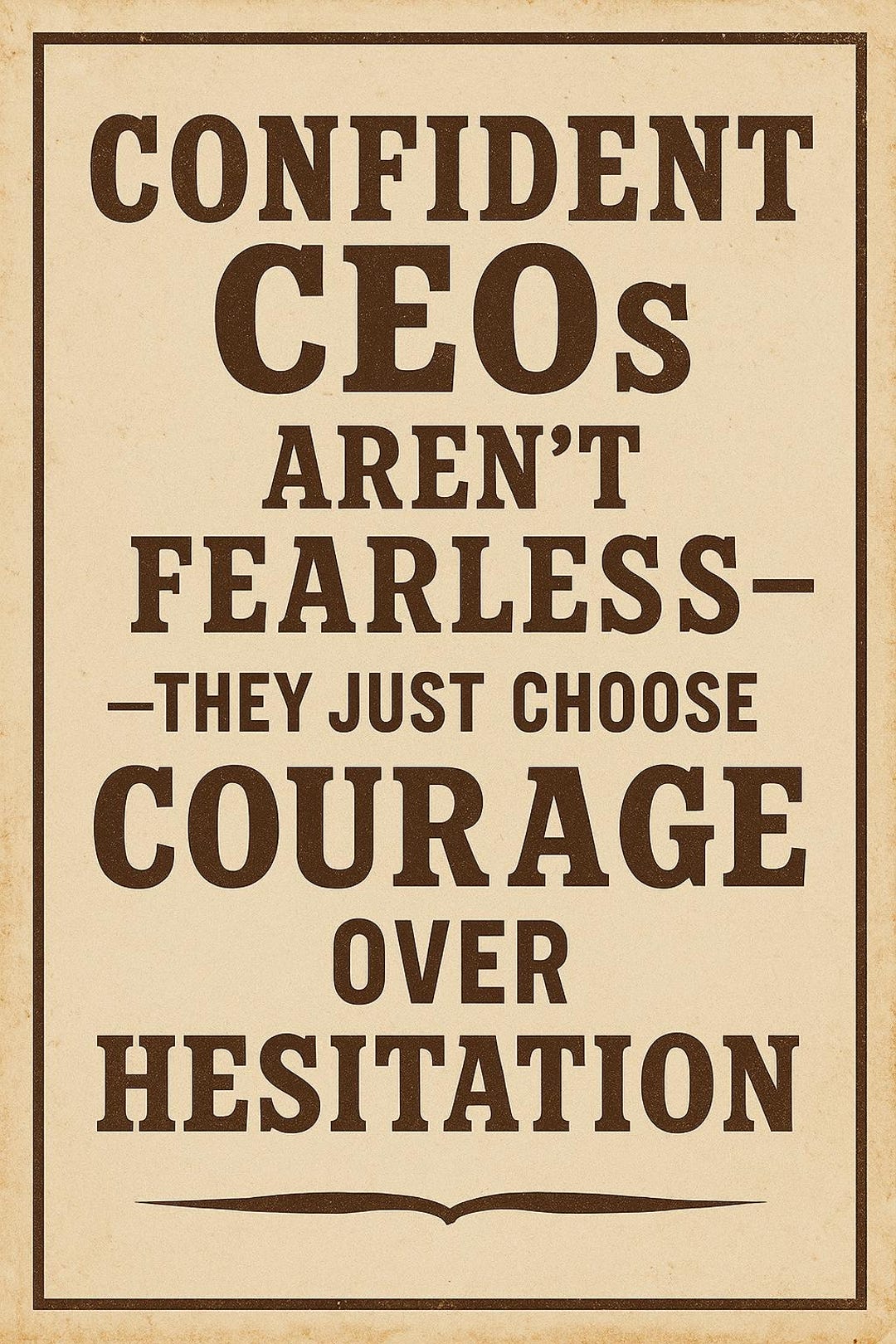 Courage & Confidence Poster, Motivational Wall Art - Etsy