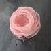 Pink Flower Brooch Pale Powder Flower Elegant Flower Brooch Organza ...