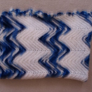 Crocheted Zig-zag Style Baby Blanket for Babies, Toddlers - Etsy