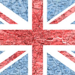 Union Jack Flag UK London Map England Foreign Travel British Digital ...