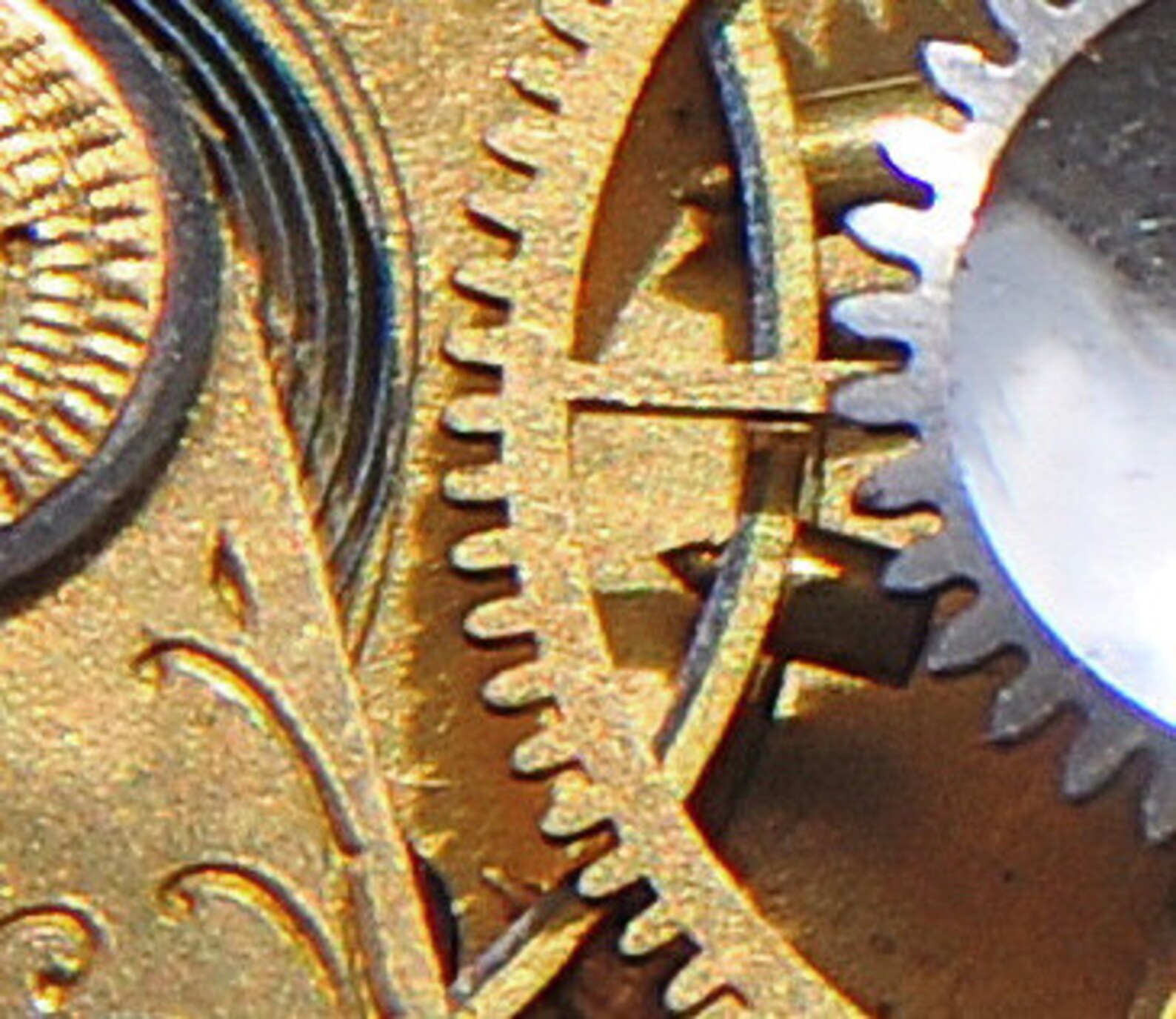 Inside a Antique Pocket Watch - Gears Works Steampunk Time Gold Jewels ...